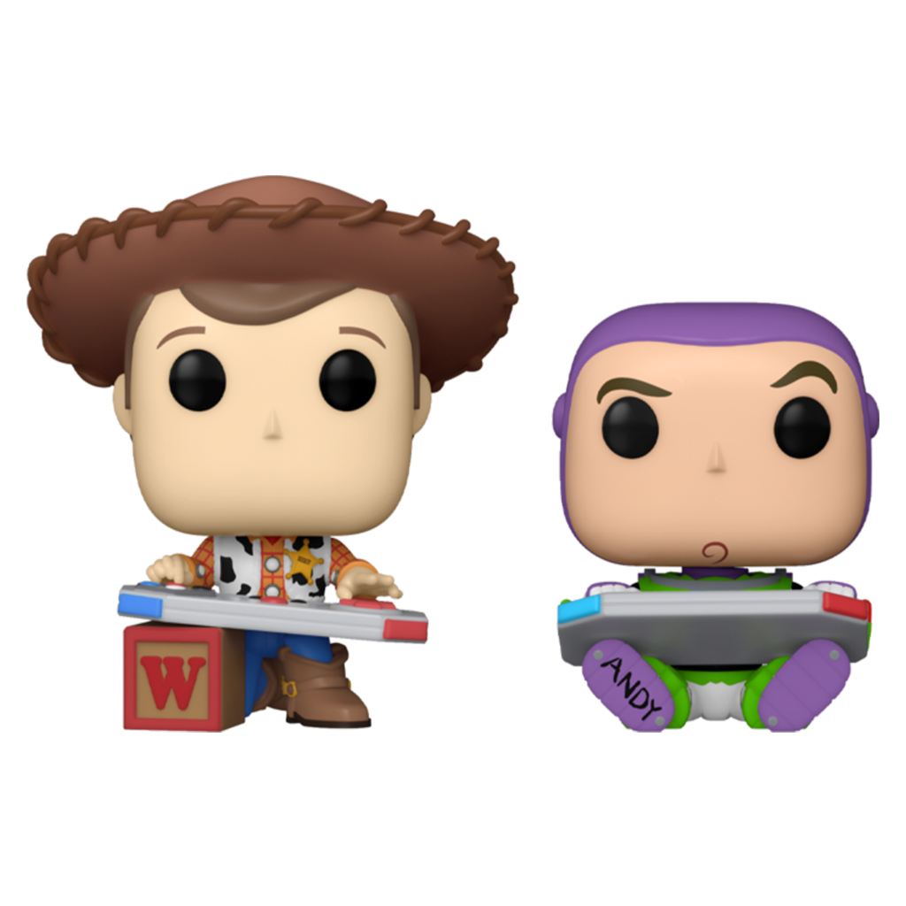 Toy Story - Woody & Buzz Lightyear Pop! Vinyl - 2-Pack (2024 Expo ...