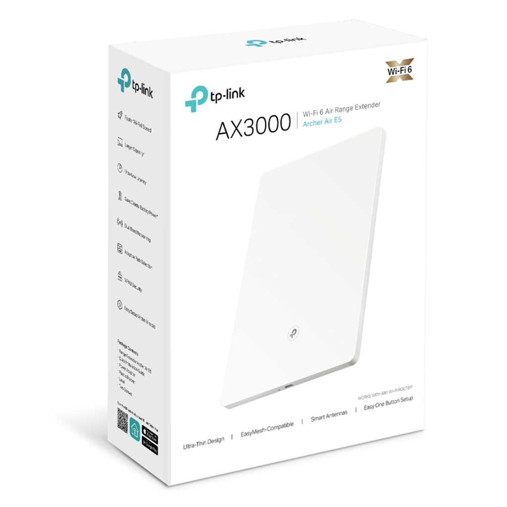 TP-Link Archer Air E5 AX3000 Dual-Band Wi-Fi 6 Air Range Extender ...