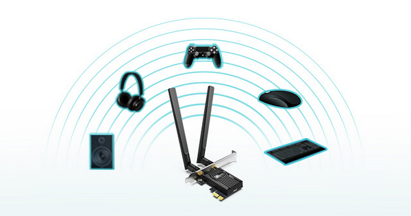 TP-Link Archer TX20E AX1800 Dual-Band Wi-Fi 6 Bluetooth 5.2 PCIe ...