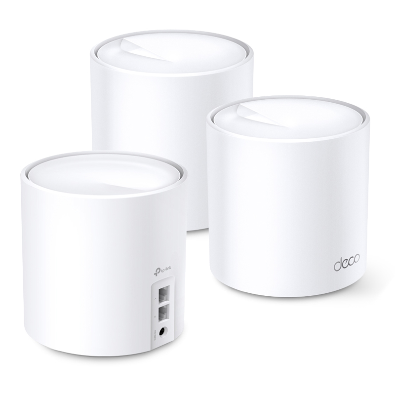 TP-Link Deco X60 AX5400 Dual Band Whole Home Mesh Wi-Fi 6 System - 3 Pack - Deco X60(3-pack) | Mwave