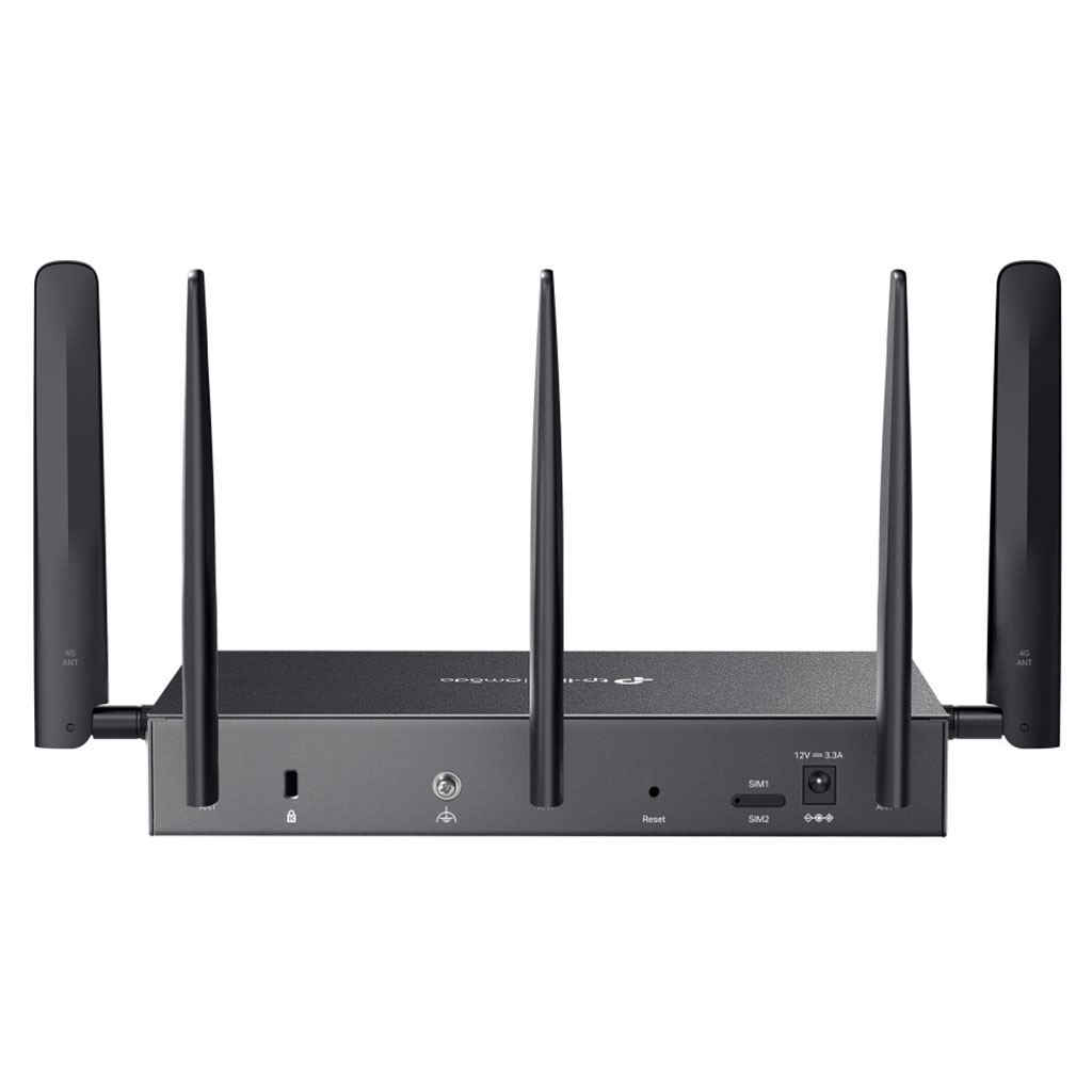 TP-Link DR3650v-4G Omada 4G+ Cat6 AX3000 Wi-Fi 6 Gigabit Desktop DSL ...