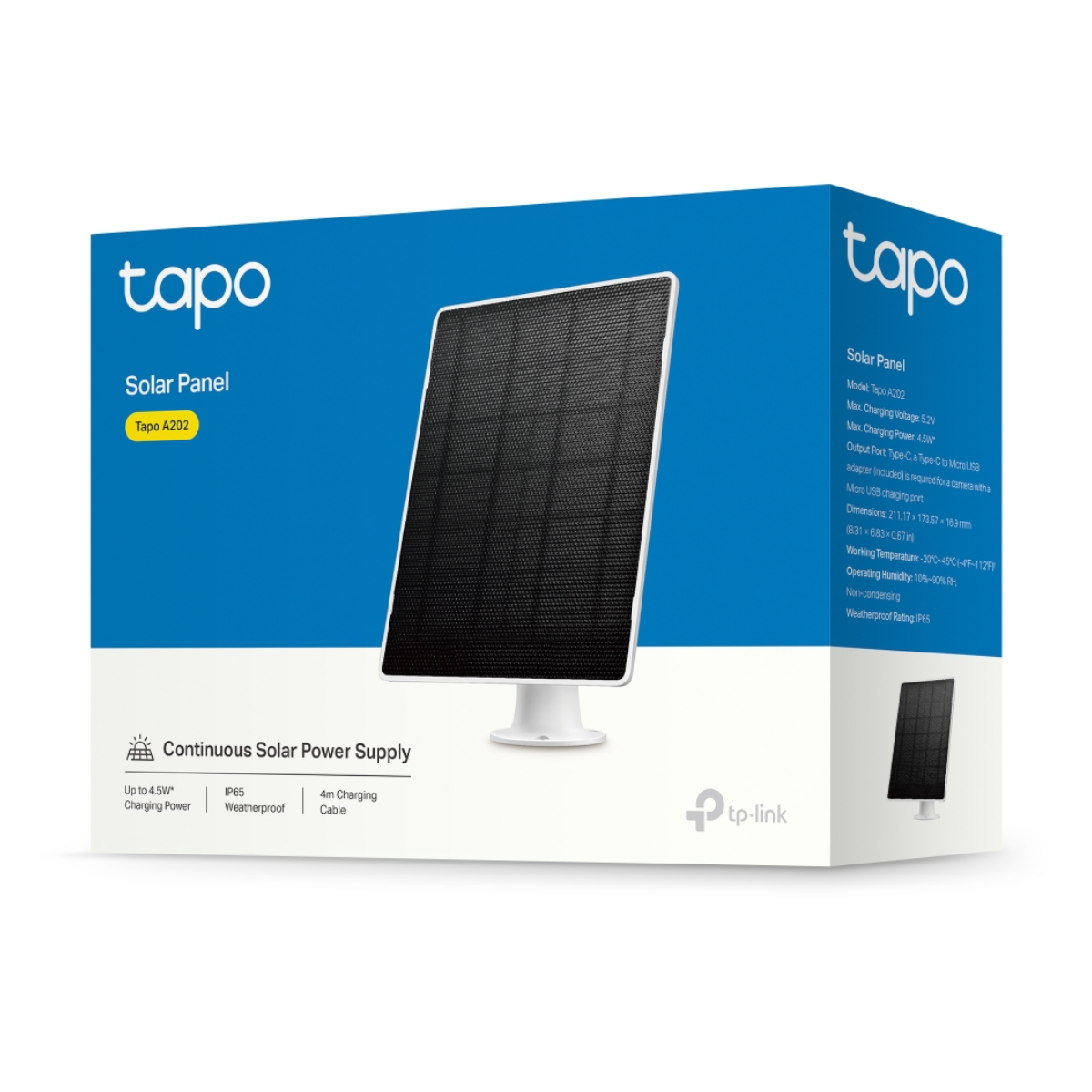 TP-Link Tapo A202 Solar Panel - Tapo A202 | Mwave