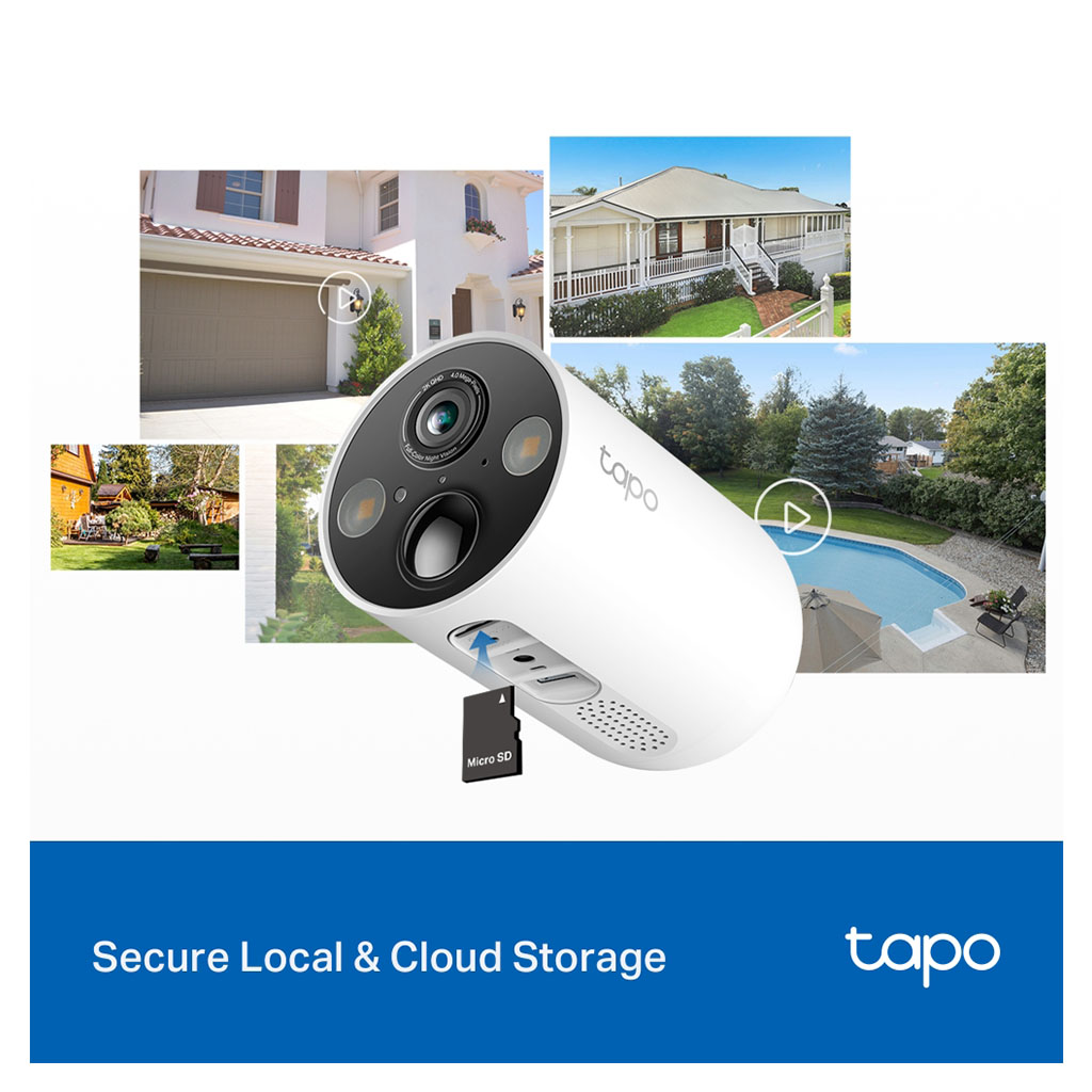 TP-Link TC85 Solar-Powered Security Camera Kit - TC85 KIT | Mwave