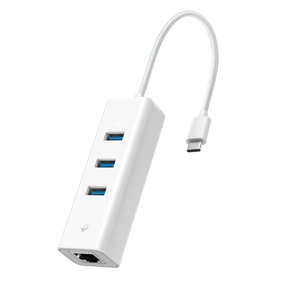 TP-Link USB Type-C 3-Port Hub & Gigabit Ethernet Adapter - UE330C | Mwave