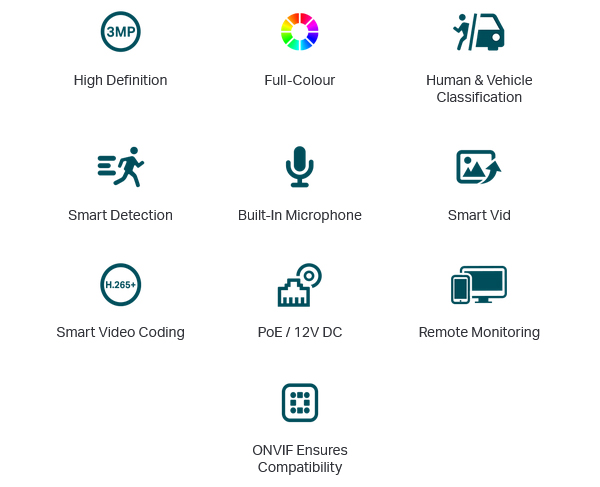 TP-Link VIGI C430 3MP Full-Colour Turret Network Camera - 4mm Lens ...