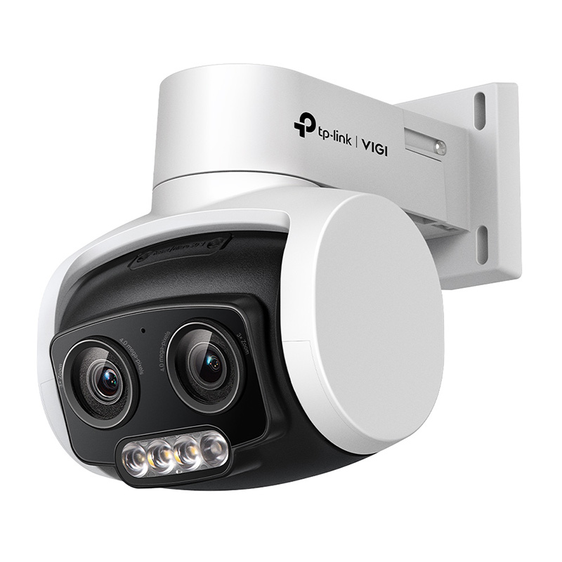 TP-Link VIGI C540V 4MP Outdoor Full-Color Dual-Lens Varifocal PT Camera ...