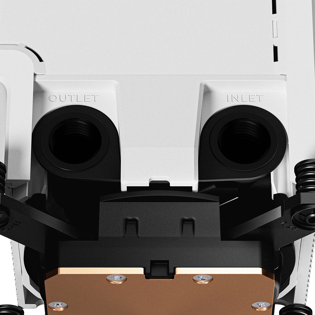 TRYX PANORAMA WB CPU Water Block - White - L-P0CL-DS0M-G0W | Mwave