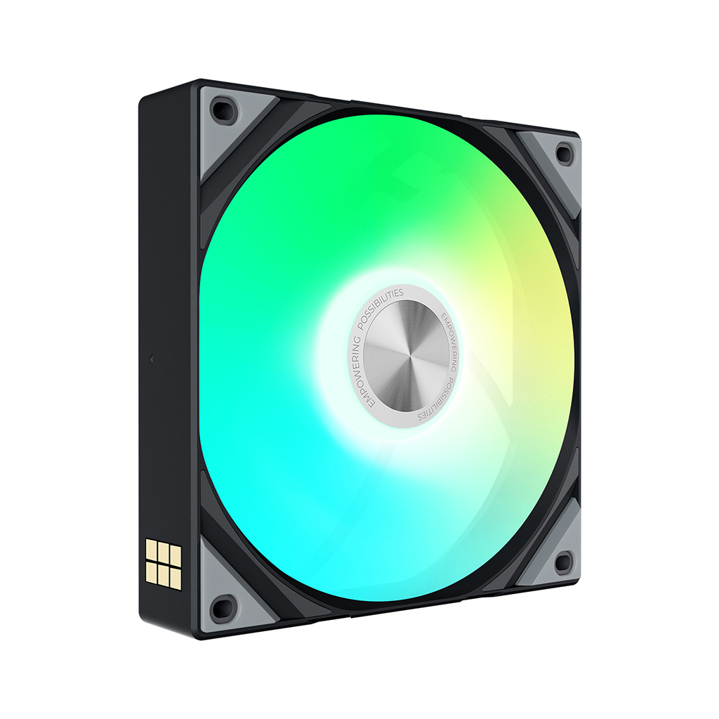 TRYX ROTA SL 120 120mm ARGB Fan - Black (3-Pack) - F-R120A-AM3M-G0K | Mwave