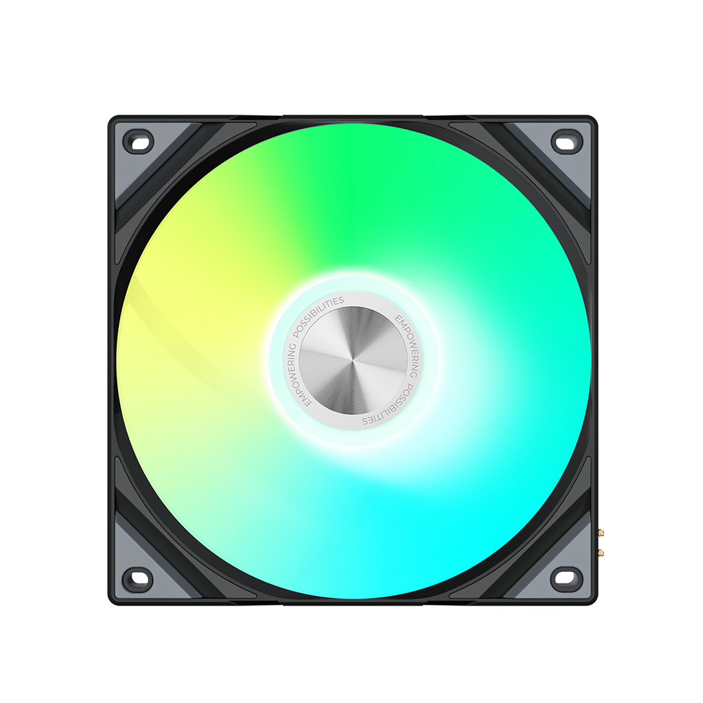 TRYX ROTA SL 120 120mm ARGB Fan - Black (3-Pack) - F-R120A-AM3M-G0K | Mwave