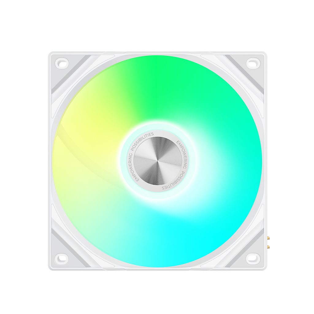 TRYX ROTA SL 120 120mm ARGB Fan - White (3-Pack) - F-R120A-AM3M-G0W | Mwave