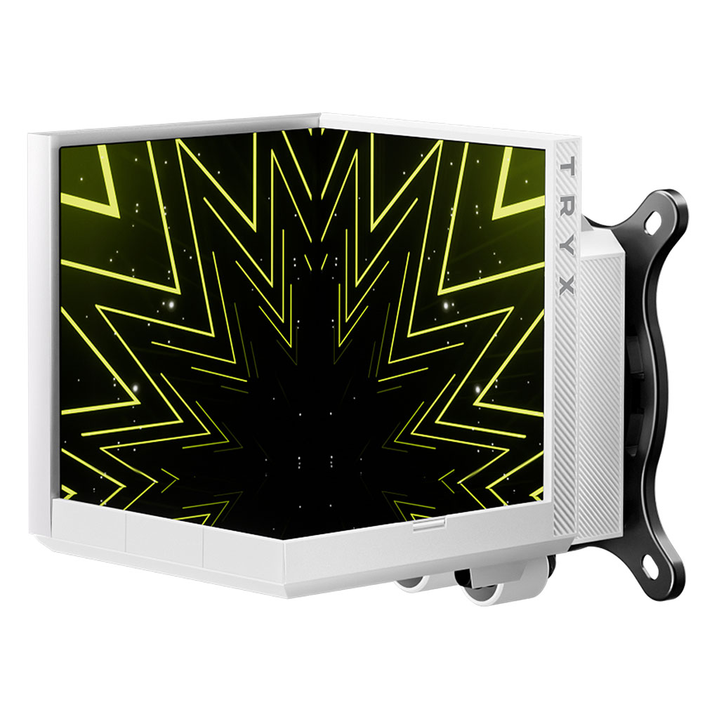 TRYX STAGE 360mm ARGB AIO Liquid Cooler - White - L-S360A-DM3M-G0W | Mwave
