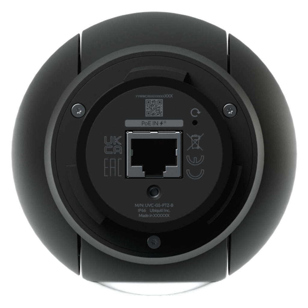 Ubiquiti Networks UniFi Protect G5 2K 4MP PTZ Security Camera - Black - UVC-G5-PTZ-B | Mwave