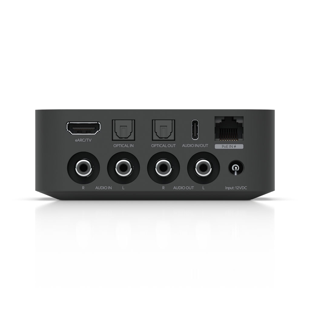 Ubiquiti PoE Audio Port,Black,Digital Audio Streamer,Ultra-Compact ...