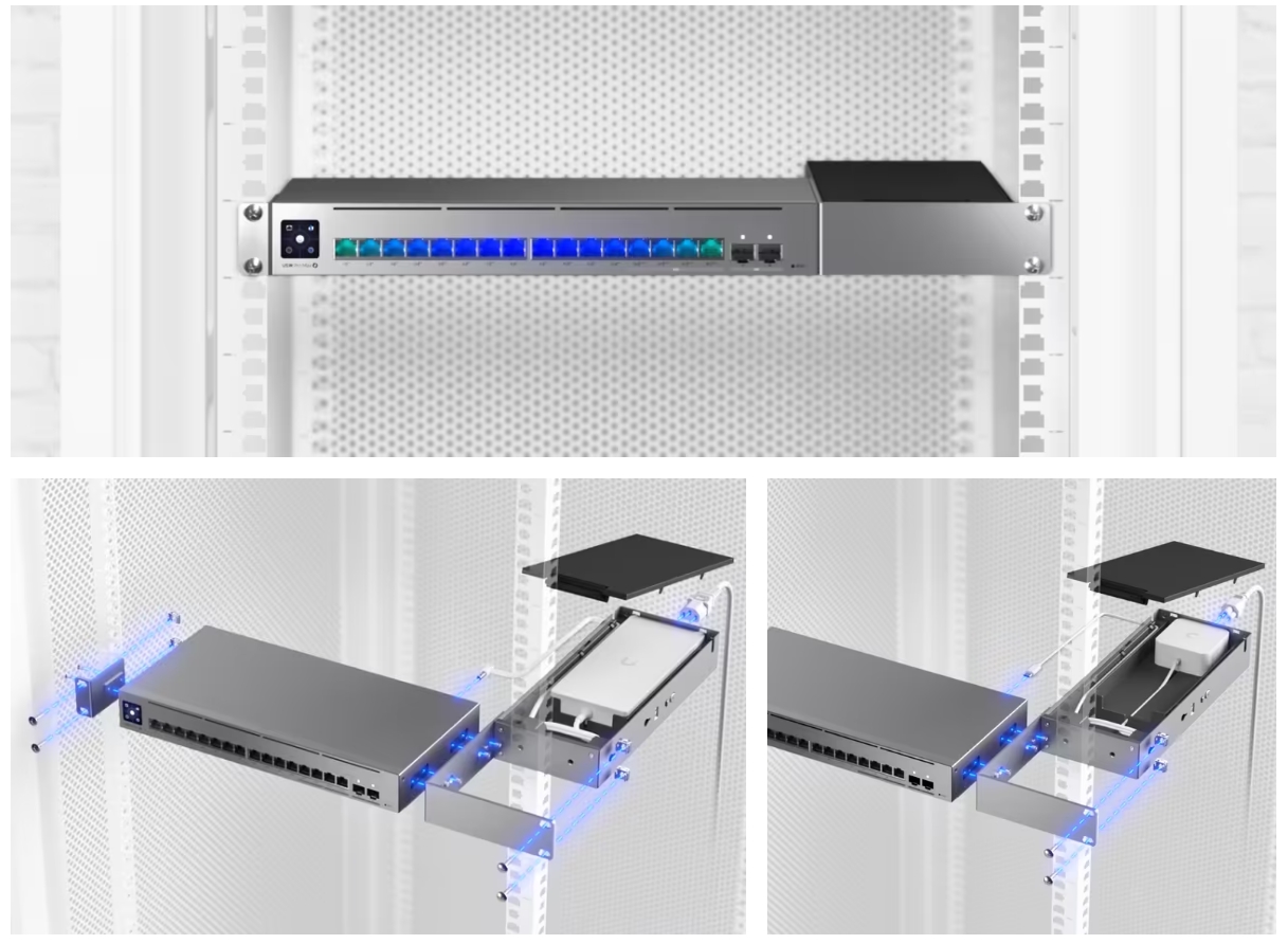 Ubiquiti Pro Max 16 1U Rack Mount - UACC-Pro-Max-16-RM | Mwave