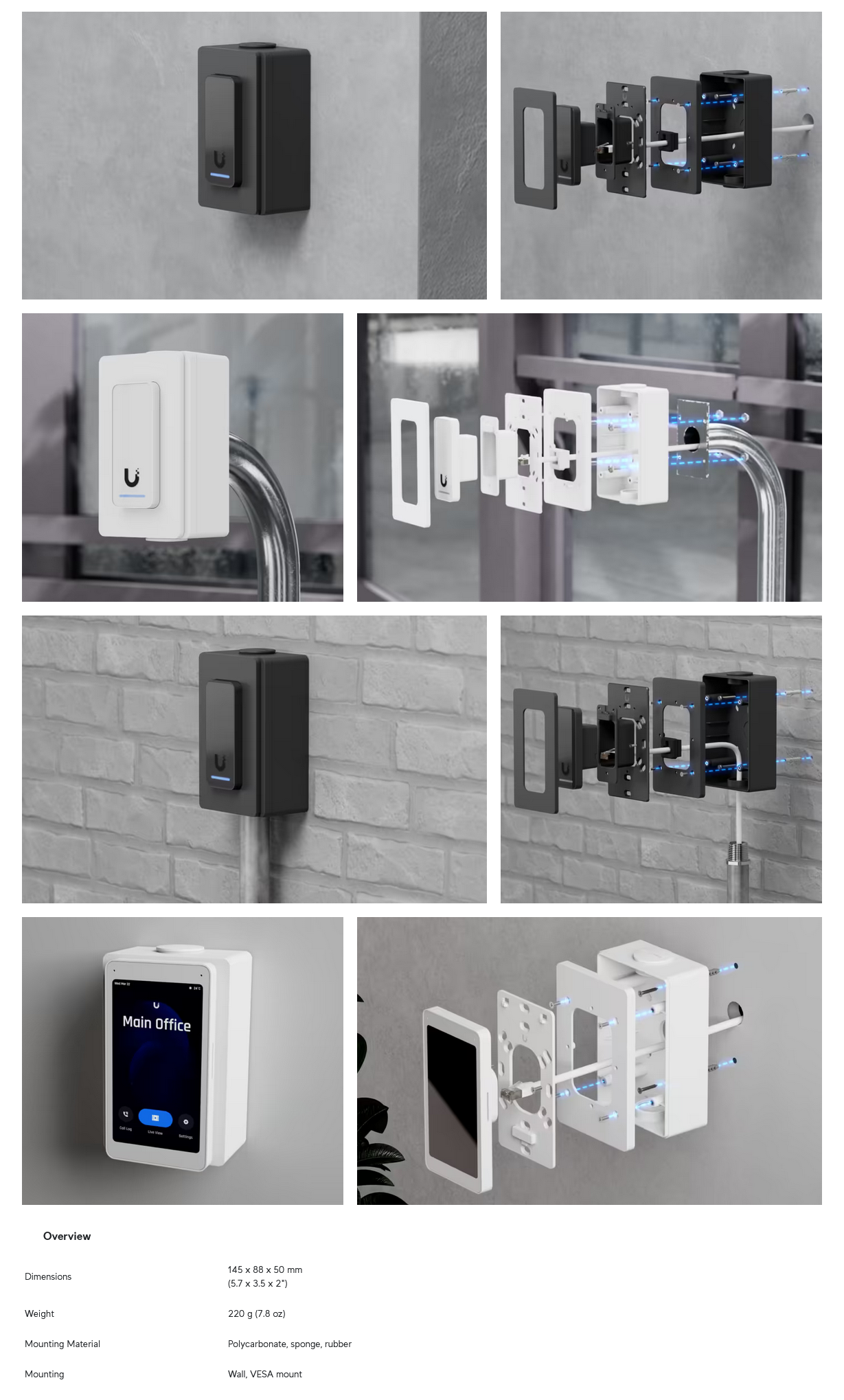 Ubiquiti Reader Junction Box - Black - UACC-Reader-JB-B | Mwave