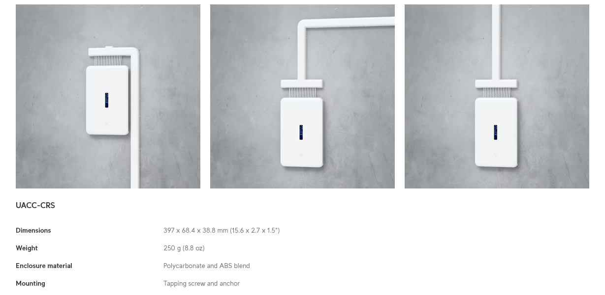 Ubiquiti UniFi Dream Wall - Cable Raceway Straight - UACC-CRS | Mwave