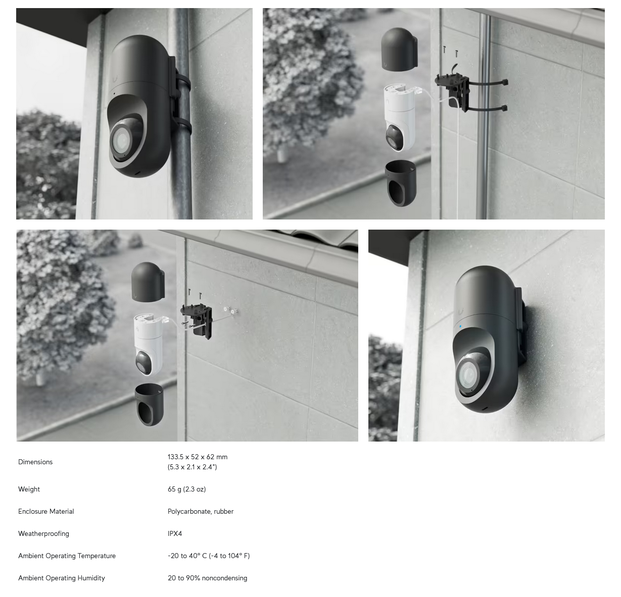 Ubiquiti UniFi Flex Camera Professional Wall Mount - Single Pack - UVC ...