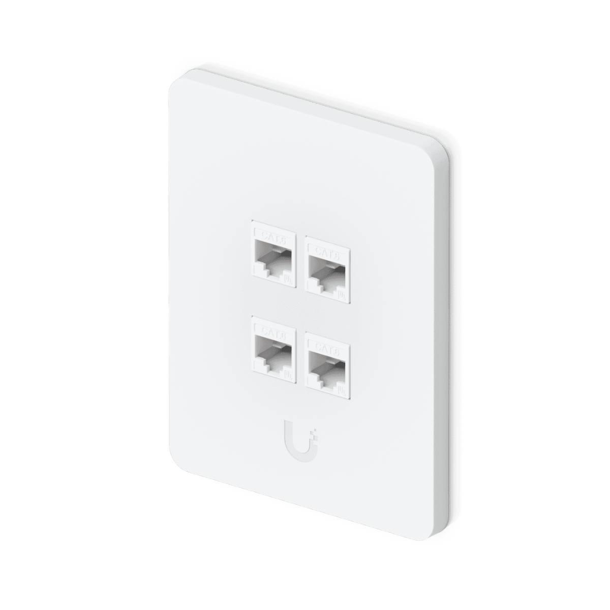 Ubiquiti Universal Paintable Keystone Wall Plate Vertical 4 Port - 4 ...
