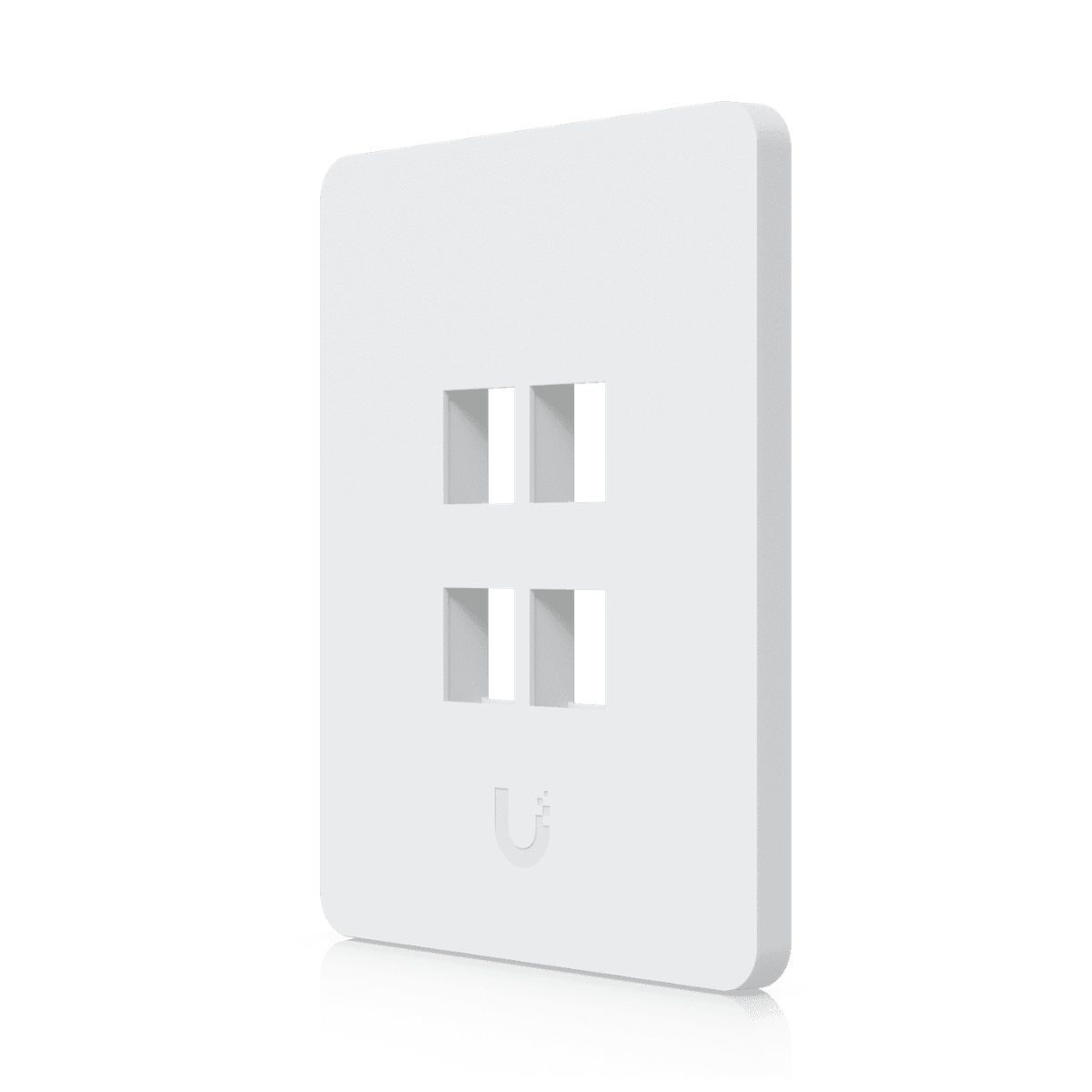 Ubiquiti Universal Paintable Keystone Wall Plate Vertical 4 Port - 4 ...