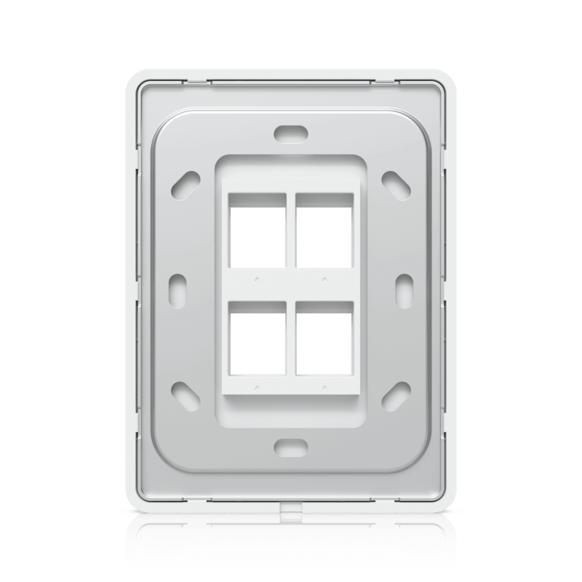 Ubiquiti Universal Paintable Keystone Wall Plate Vertical 4 Port - 4 ...