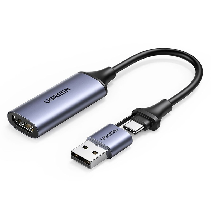 Ugreen 40189 USB-C to HDMI 2 in 1 HD Video Capture Card - 40189 | Mwave
