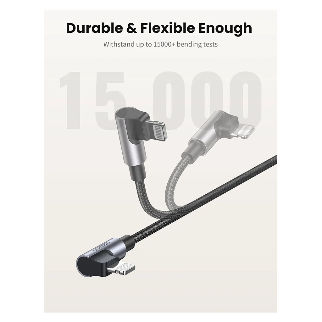Ugreen 60765 2m 90 Degree USB-C to Lightning Cable - 60765 | Mwave