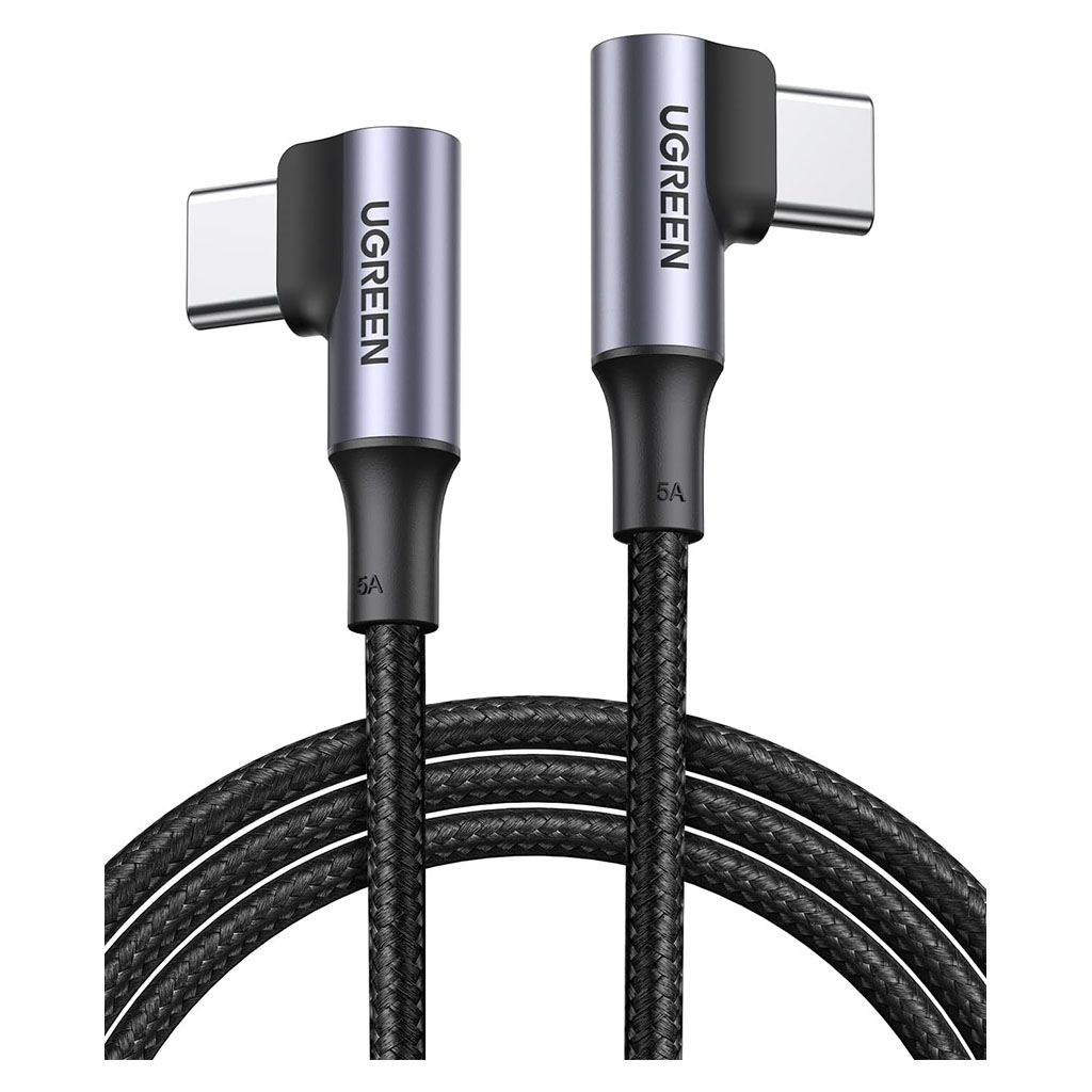Ugreen 70696 1m 100W Right Angle USB-C Cable - 70696 | Mwave