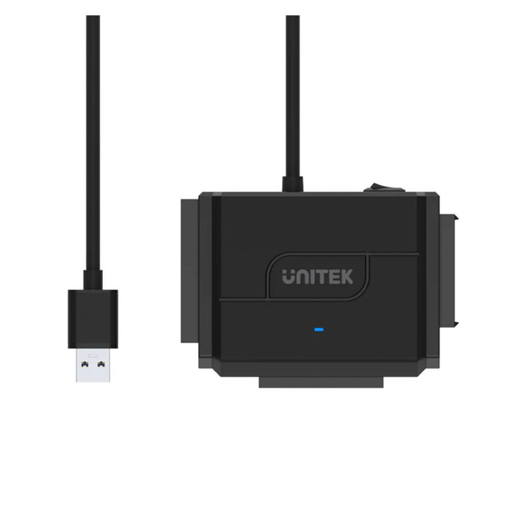 Unitek SmartLink Trinity 3-in-1 USB3 to 2.5"/3.5"/5.25" H/SSD SATA IDE Adapter - Y-3324 | Mwave