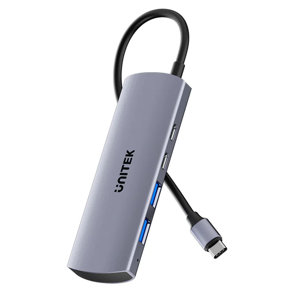 Unitek uHUB Q4 4-in-1 10Gbps USB-C Hub - H1112DGY01 | Mwave