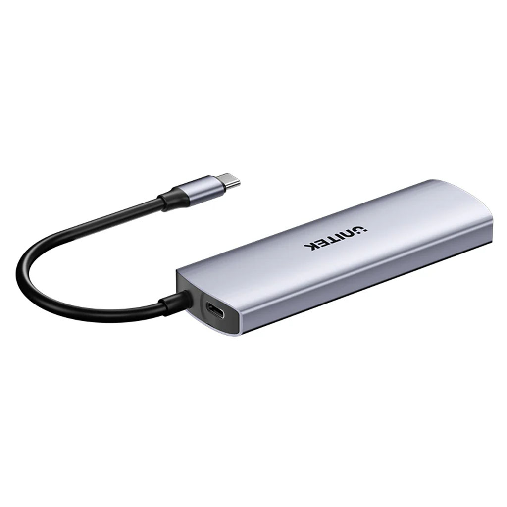 Unitek uHUB Q4 4-in-1 10Gbps USB-C Hub - H1112DGY01 | Mwave