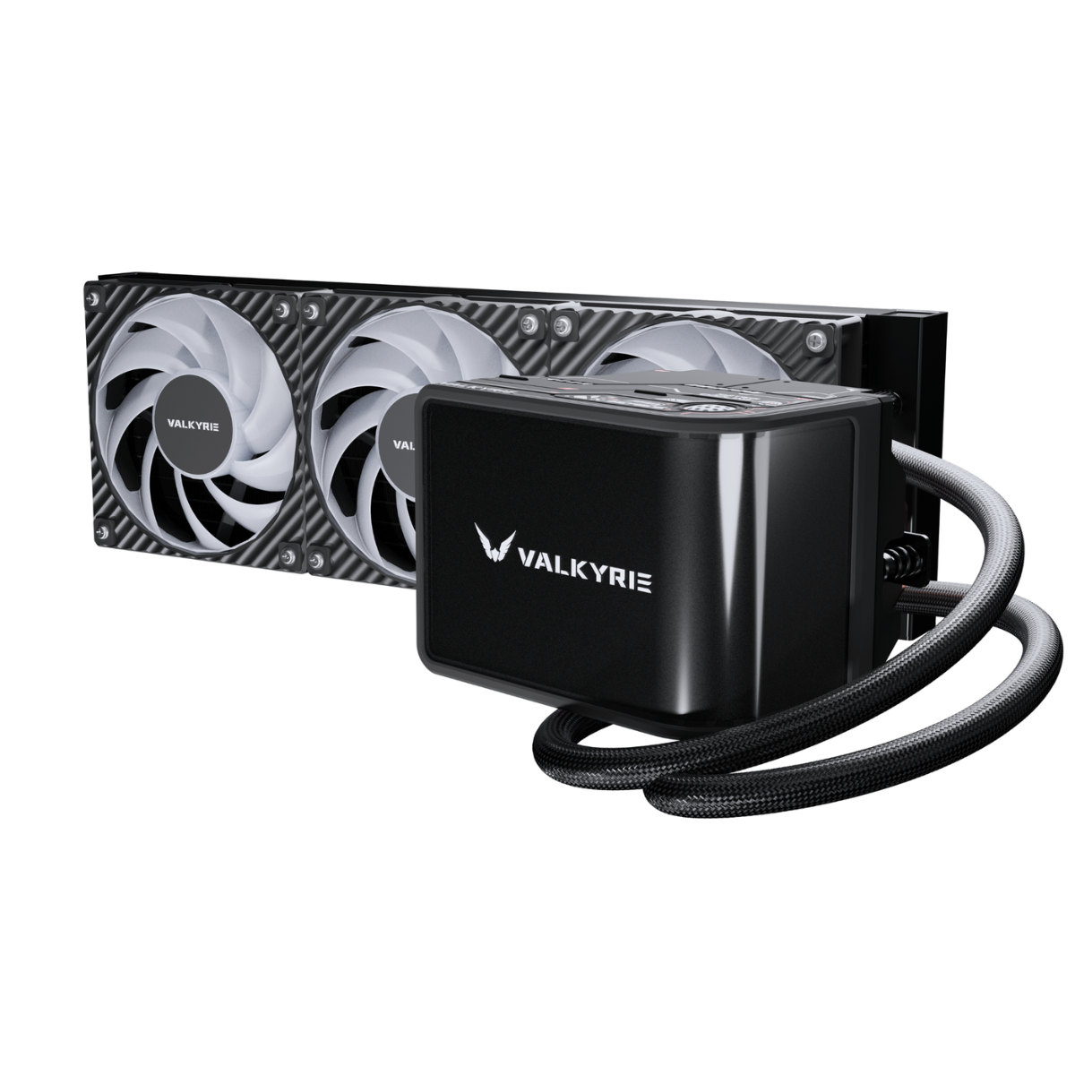 Valkyrie N360 360mm ARGB AIO Liquid CPU Cooler - Black - COOLVKN360B ...