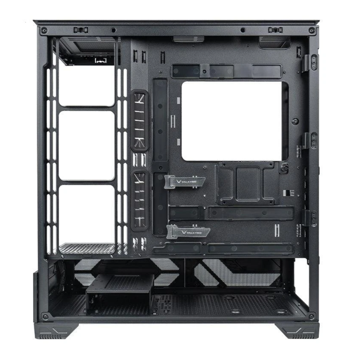 Valkyrie VK03 LCD Mid Tower Case - Black - Valkyrie VK03 Black LCD | Mwave