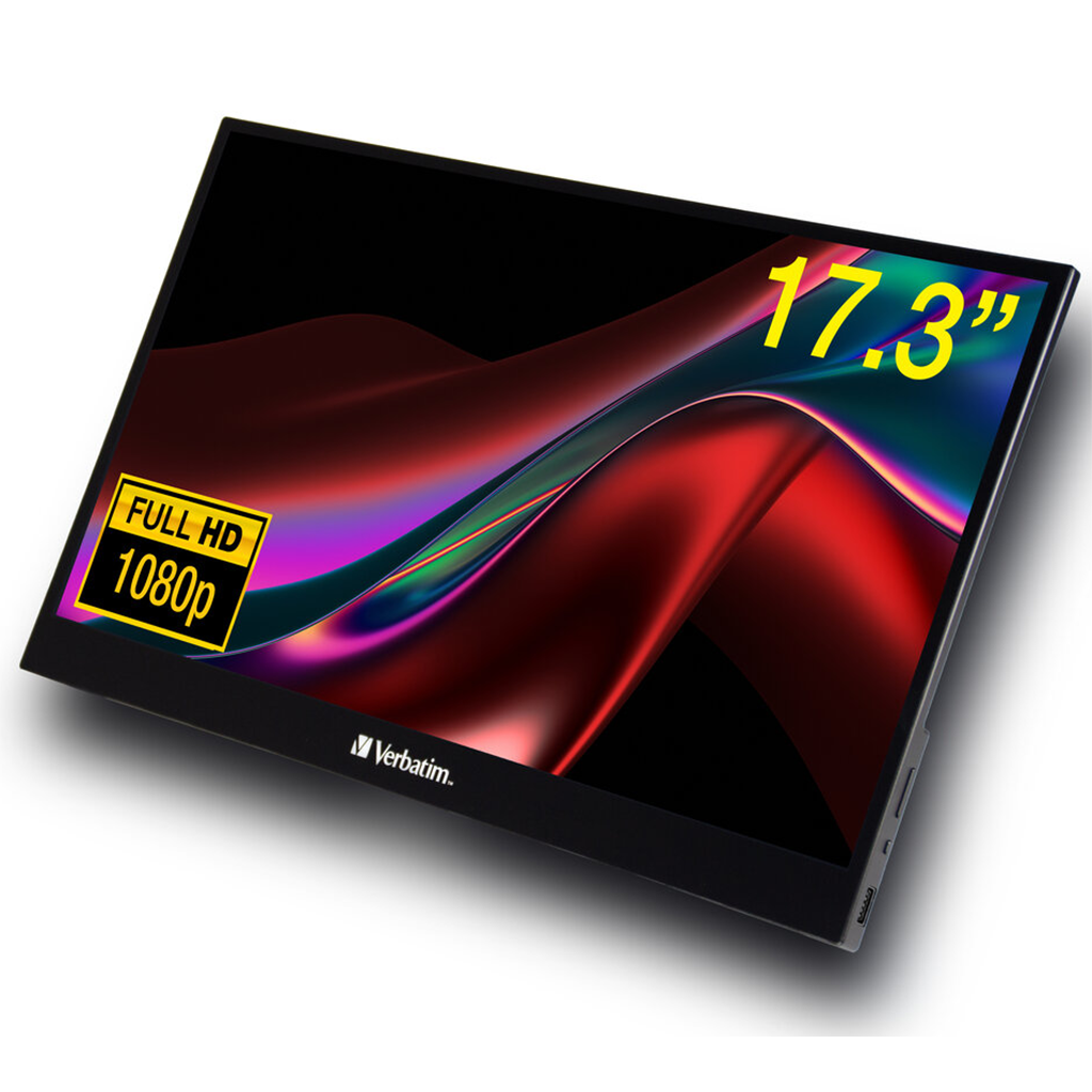 Verbatim 49593 17" LCD Portable Full HD Touchscreen Monitor - 49593 | Mwave