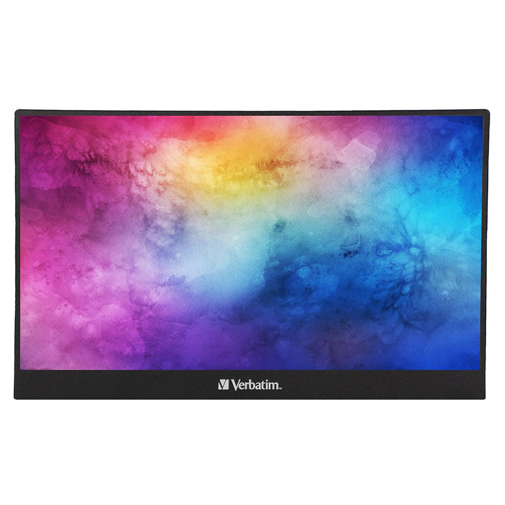 Verbatim PM-14 14" Full HD Portable IPS Monitor w/ USB-C - 49590 | Mwave