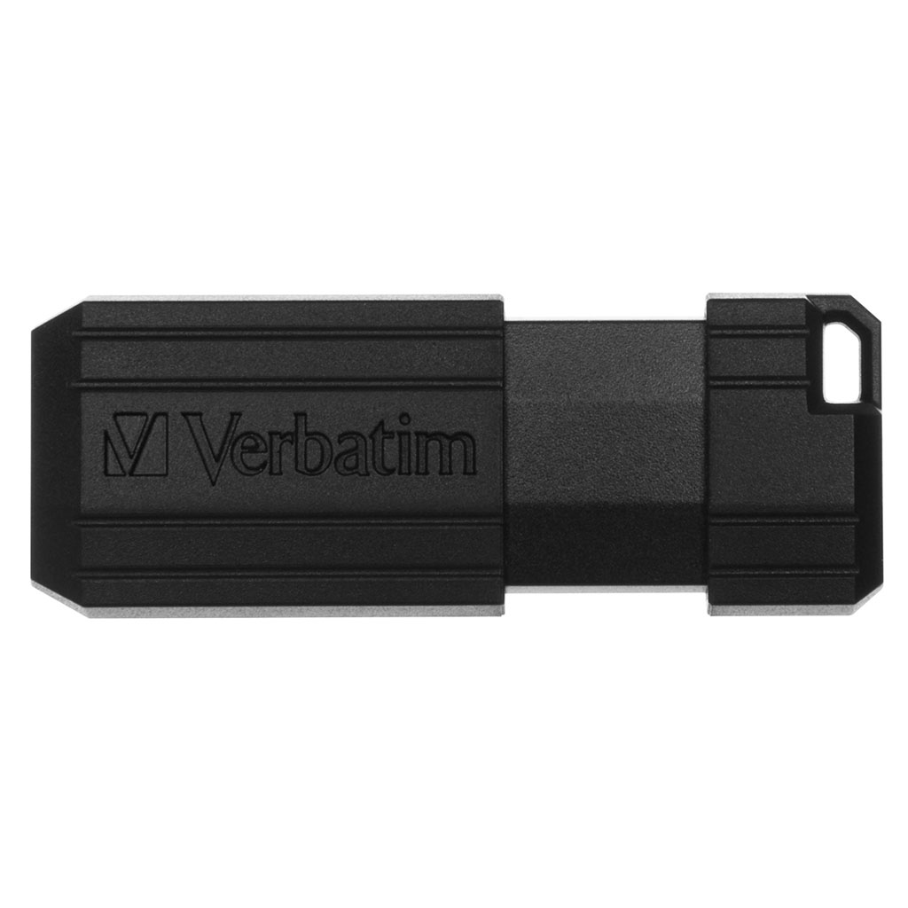 Verbatim Store n Go Pinstripe USB Flash Drive 16GB - Black - 49063 | Mwave