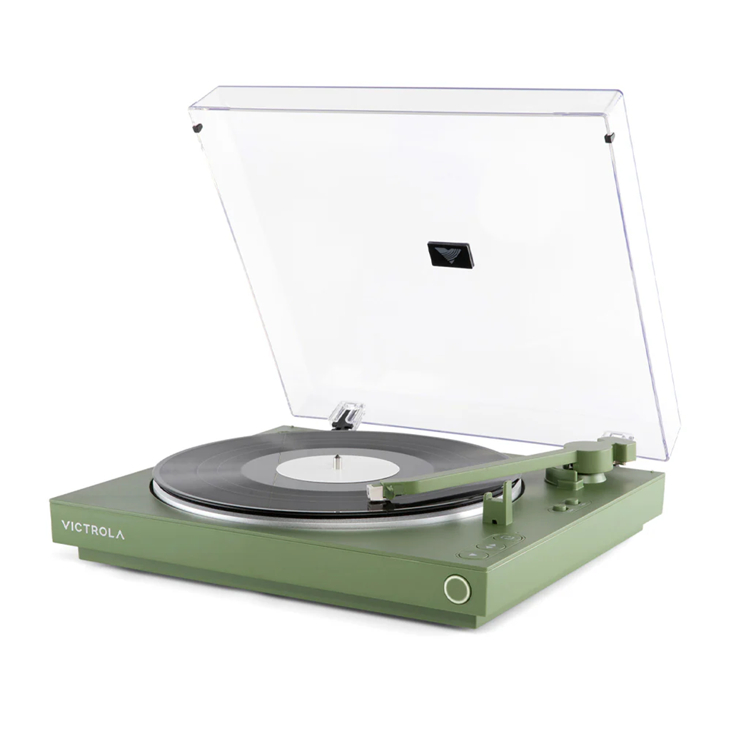 Victrola Automatic Turntable - Green - VPT-800-GRN-INT | Mwave