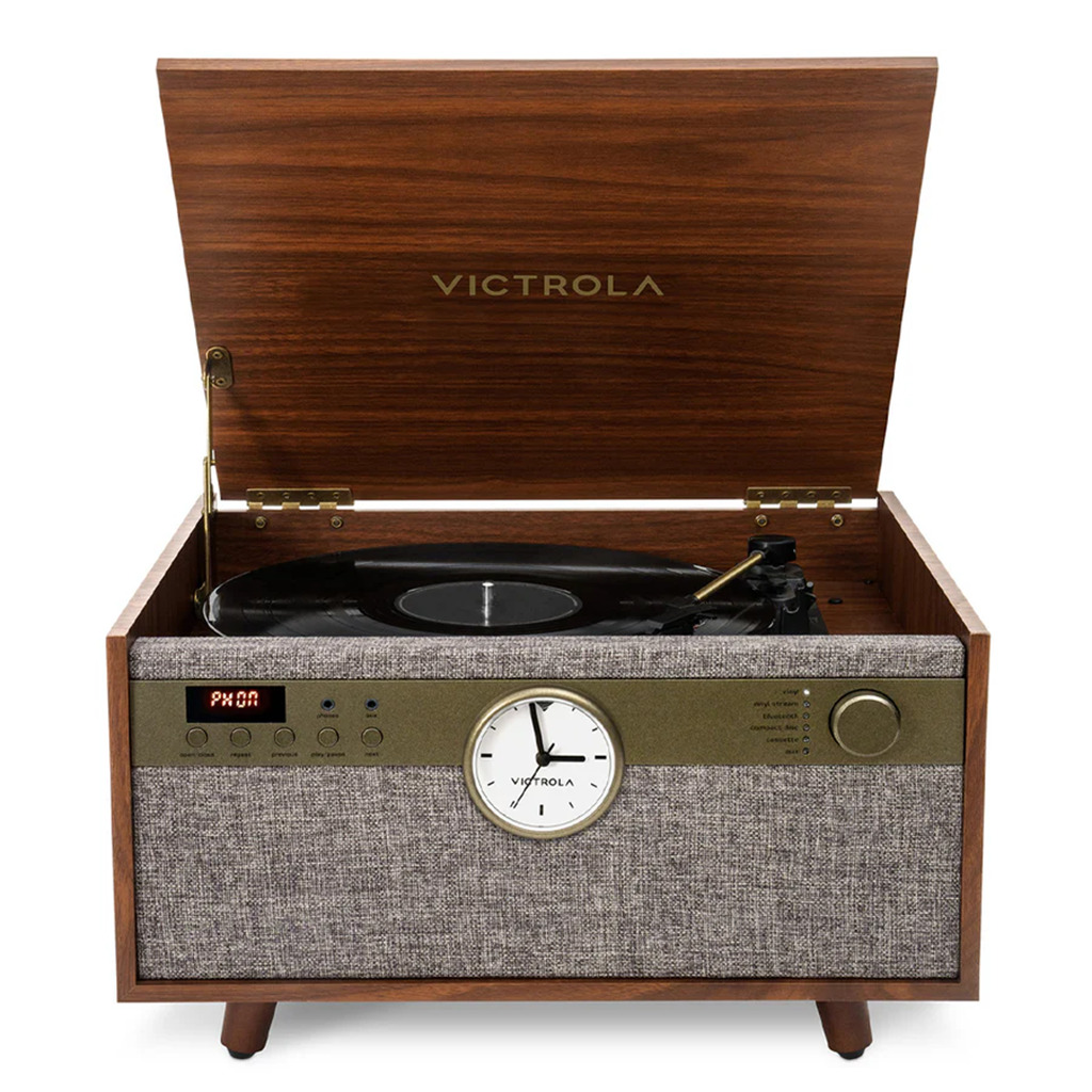 Victrola Century Signature+ 6-in-1 Wood Record Player - Walnut - VTA ...