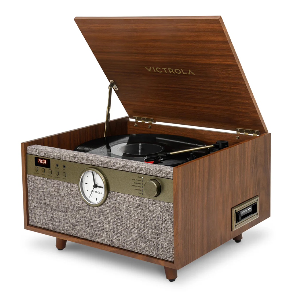 Victrola Century Signature+ 6-in-1 Wood Record Player - Walnut - VTA ...