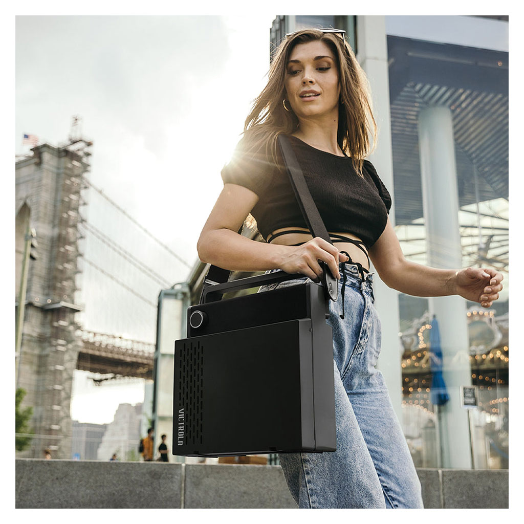 Victrola Revolution Go Turntable - Black - VTR-750SB-BLK-INT | Mwave