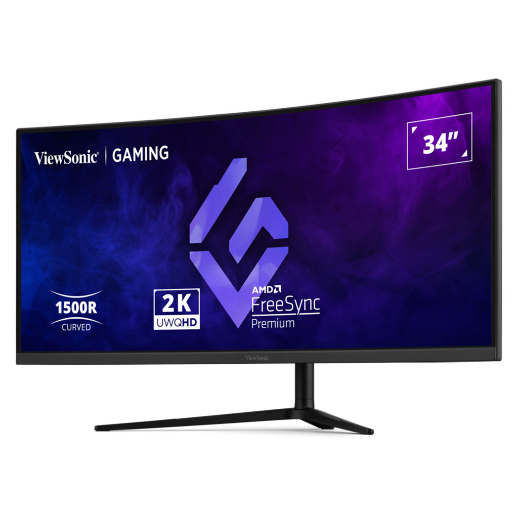 ViewSonic VX3418C-2K 34" 180Hz 2K UWQHD 1ms HDR10 Adaptive Sync VA ...