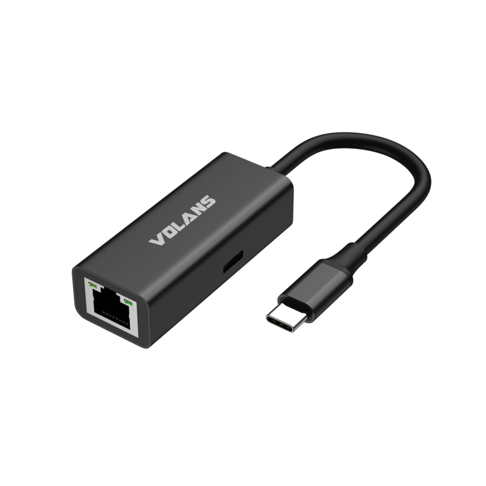 Volans VL-RJ45-CP Aluminium USB-C to Gigabit Ethernet Network Adapter ...