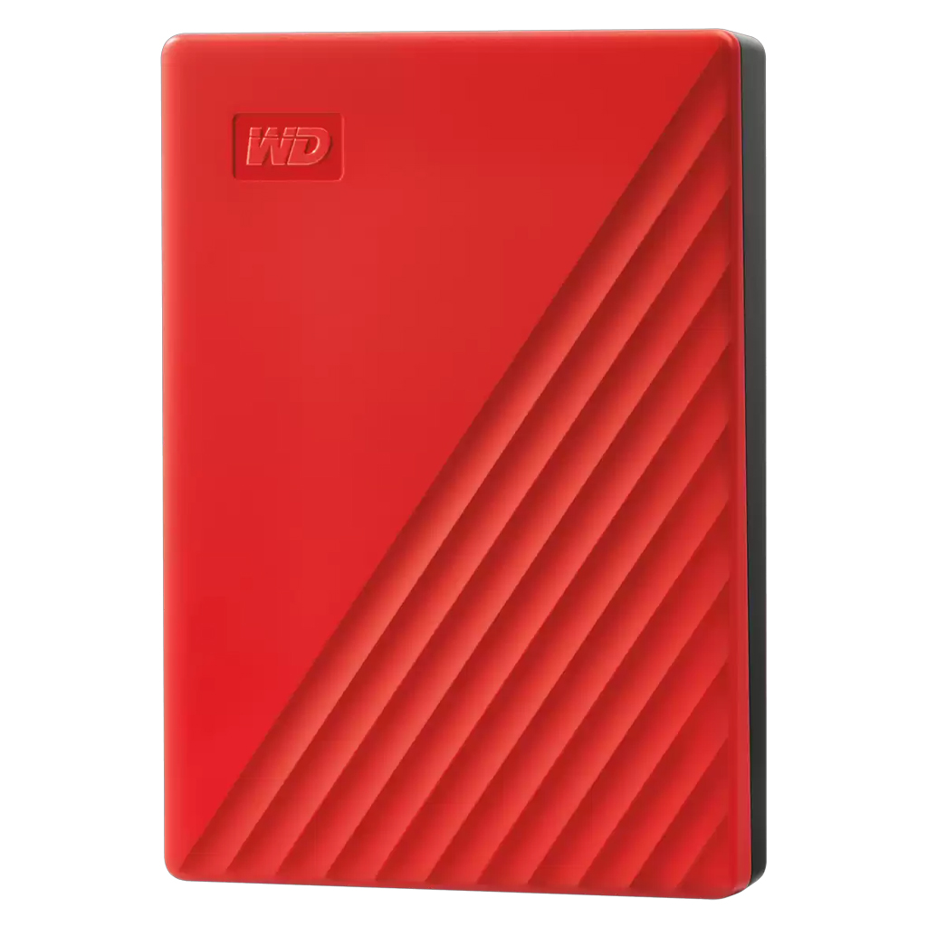 WD My Passport 5TB USB 3.2 External Portable Hard Drive - Red ...