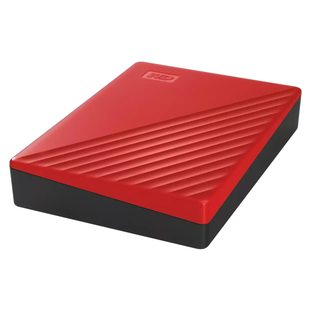 WD My Passport 5TB USB 3.2 External Portable Hard Drive - Red ...