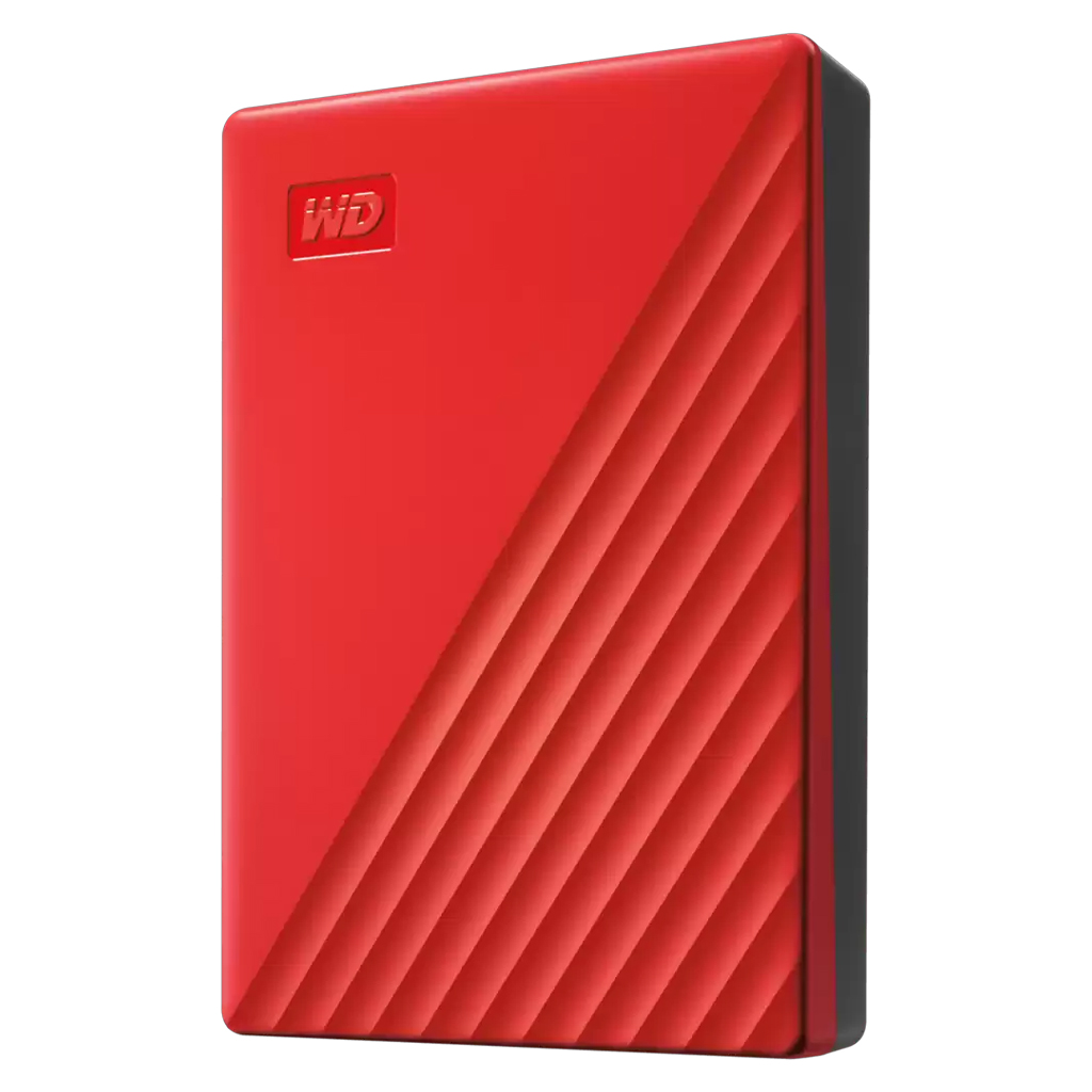 WD My Passport 5TB USB 3.2 External Portable Hard Drive - Red ...