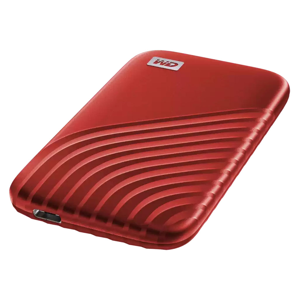WD My Passport Portable 1TB USB 3.2 External SSD - Red - WDBAGF0010BRD ...