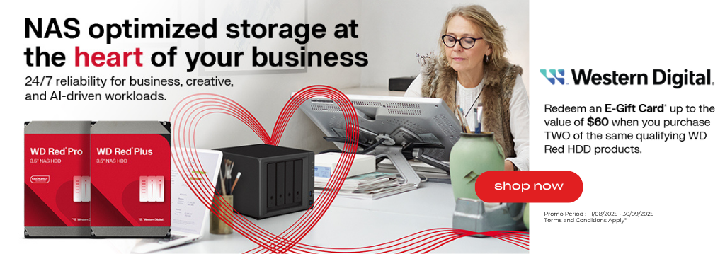 WD Red Plus 4TB 3.5" SATA III NAS Hard Drive - WD40EFPX - WD40EFPX | Mwave