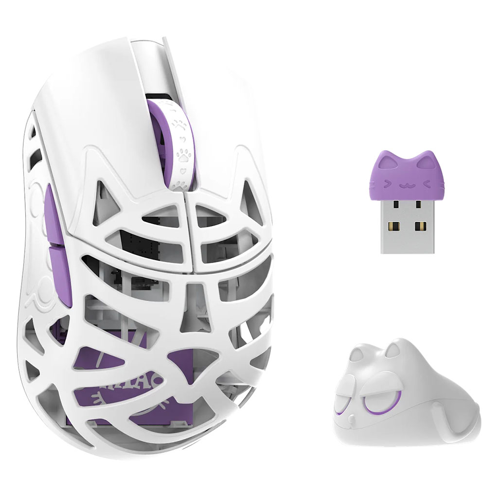 WLmouse Beast Miao 8K Magnesium Wireless Optical Gaming Mouse - White ...