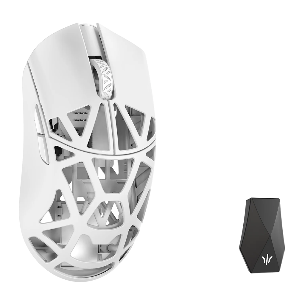 WLMOUSE Beast X Max Magnesium Solid Sides Wireless Gaming Mouse - Milky ...