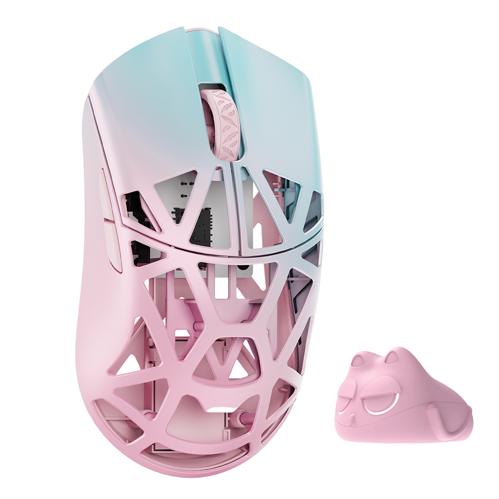 WLMOUSE Beast X Max Magnesium Solid Sides Wireless Gaming Mouse - Pink ...