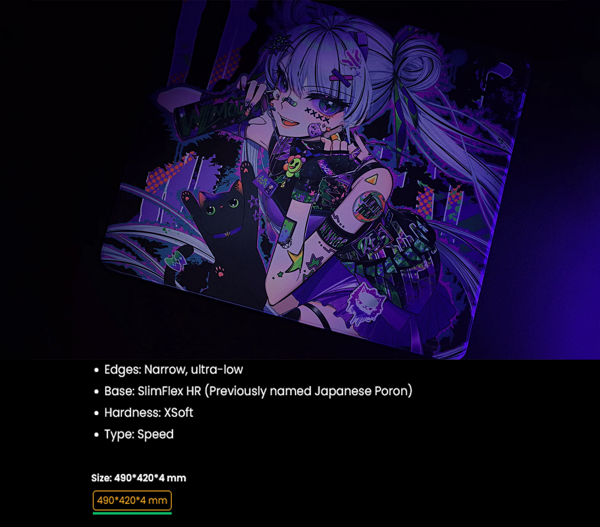 WLMOUSE Jumi Gaming Mouse Pad - MPWLCARNIVAL | Mwave